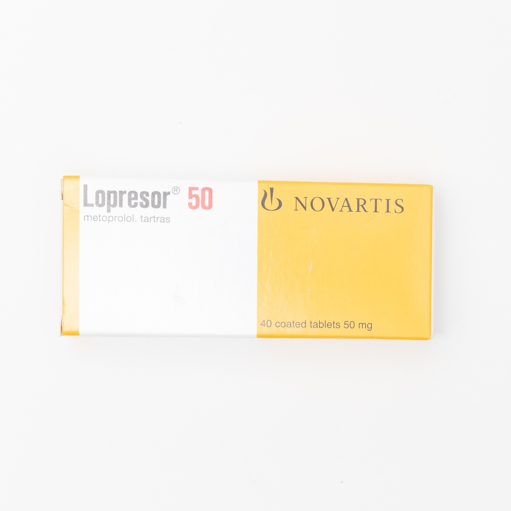 Lopresor 50Mg Tab 40'S- | Pharmacy and More